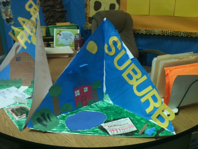 Suburban Community Diorama