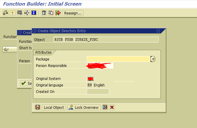 Sap Technical How To Create A Update Function Module