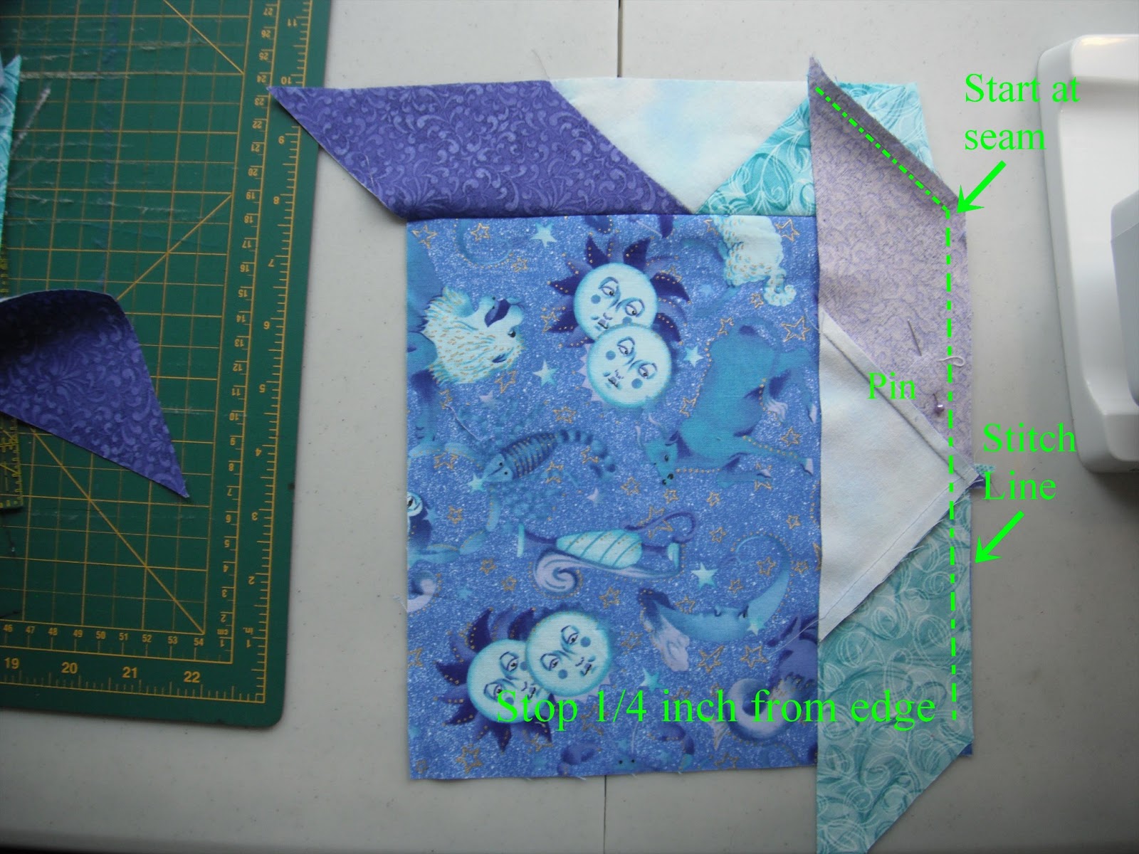 Quilting Curve: Astrology Quilt Top Tutorial