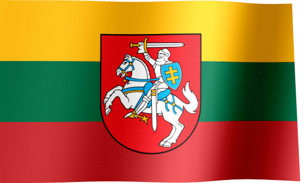 Flag of Lithuania (GIF) - All Waving Flags