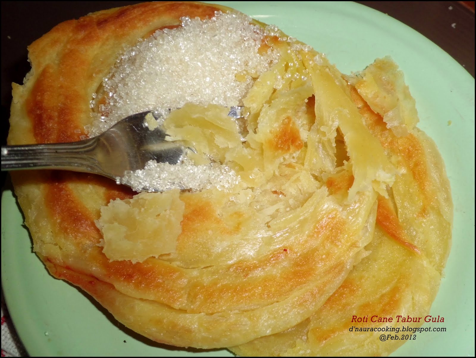 D'naura Natural Cooking: Roti Cane Tabur Gula Pasir