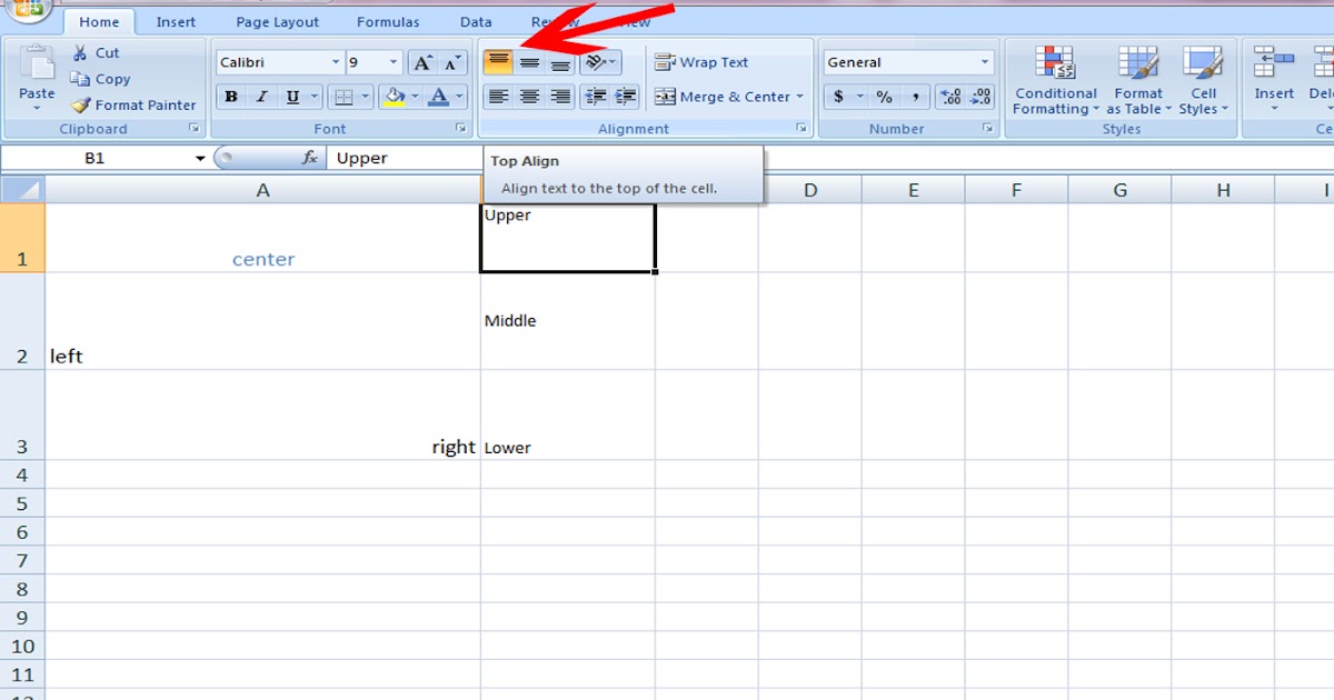 Adsjar How To Change Vertical Text Alignment In Excel