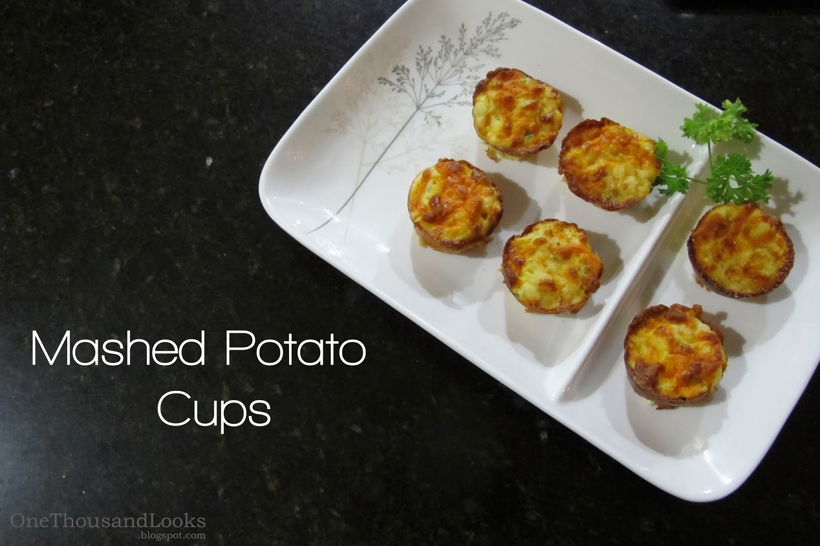 One Thousand Looks: FOODIE FASHIONISTA: MASHED POTATO CUPS