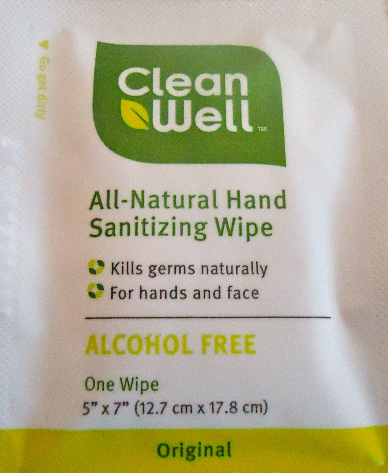 Dreaming of Lipstick: CleanWell Individual Hand Sanitizer Wipes