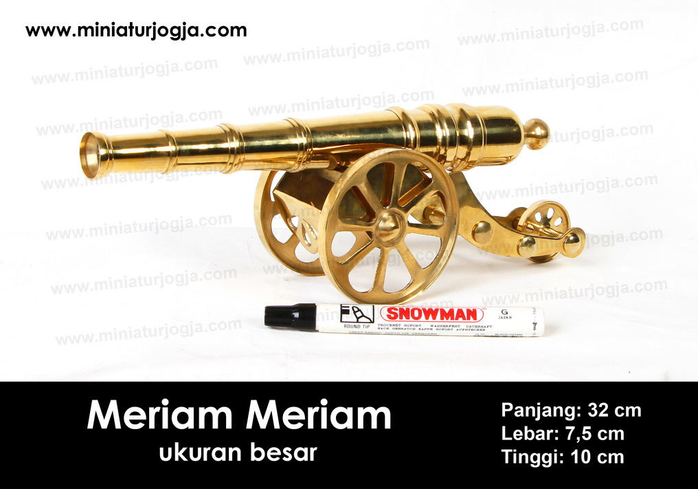Miniatur Meriam - miniatur jogja