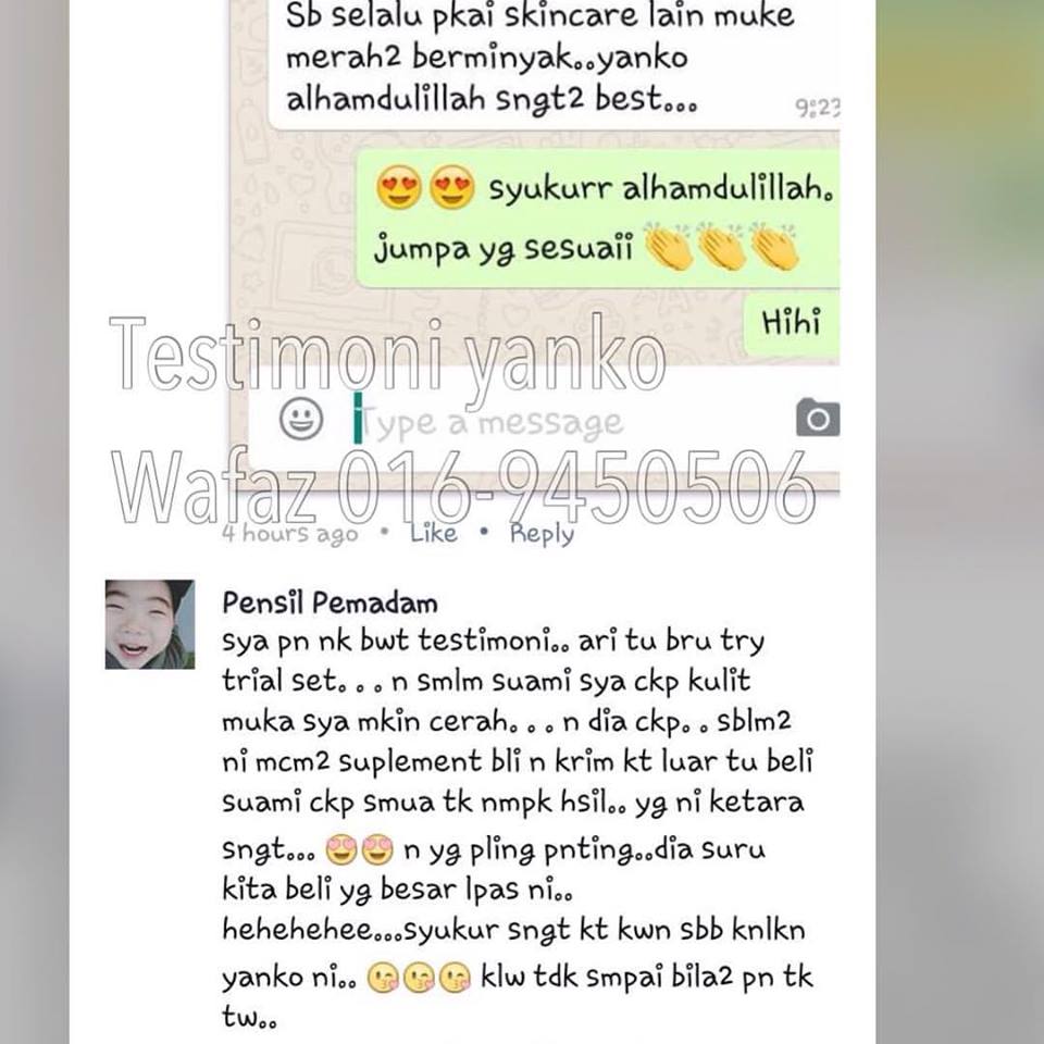 Natural Health Be Young: TESTIMONI YANKO SKINCARE