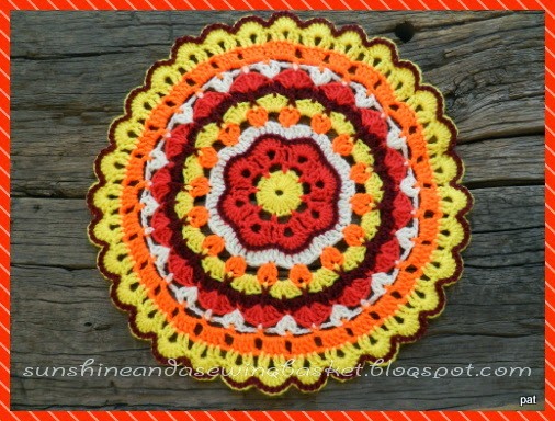 sunshine and a sewing basket: Sunshine Mandala