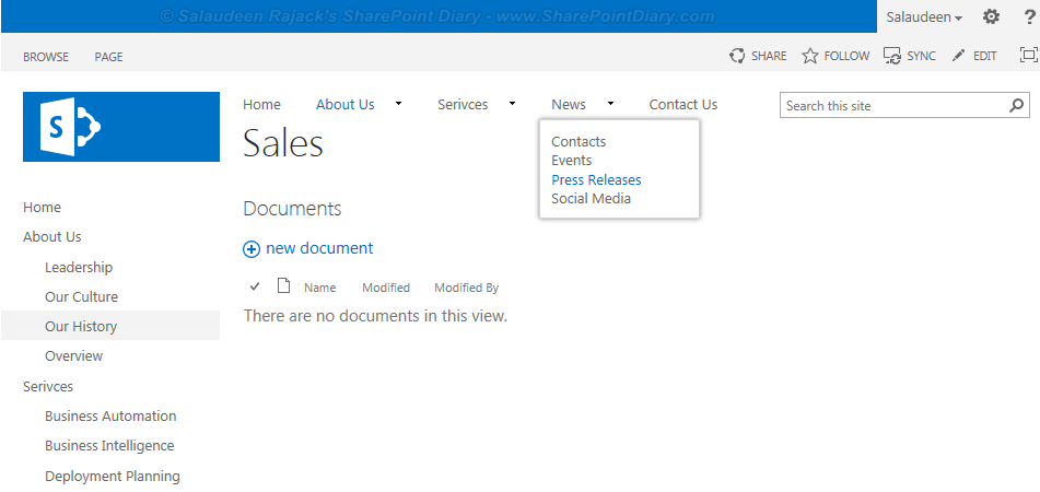 Configure Managed Navigation in SharePoint 2013 - Step by Step ...