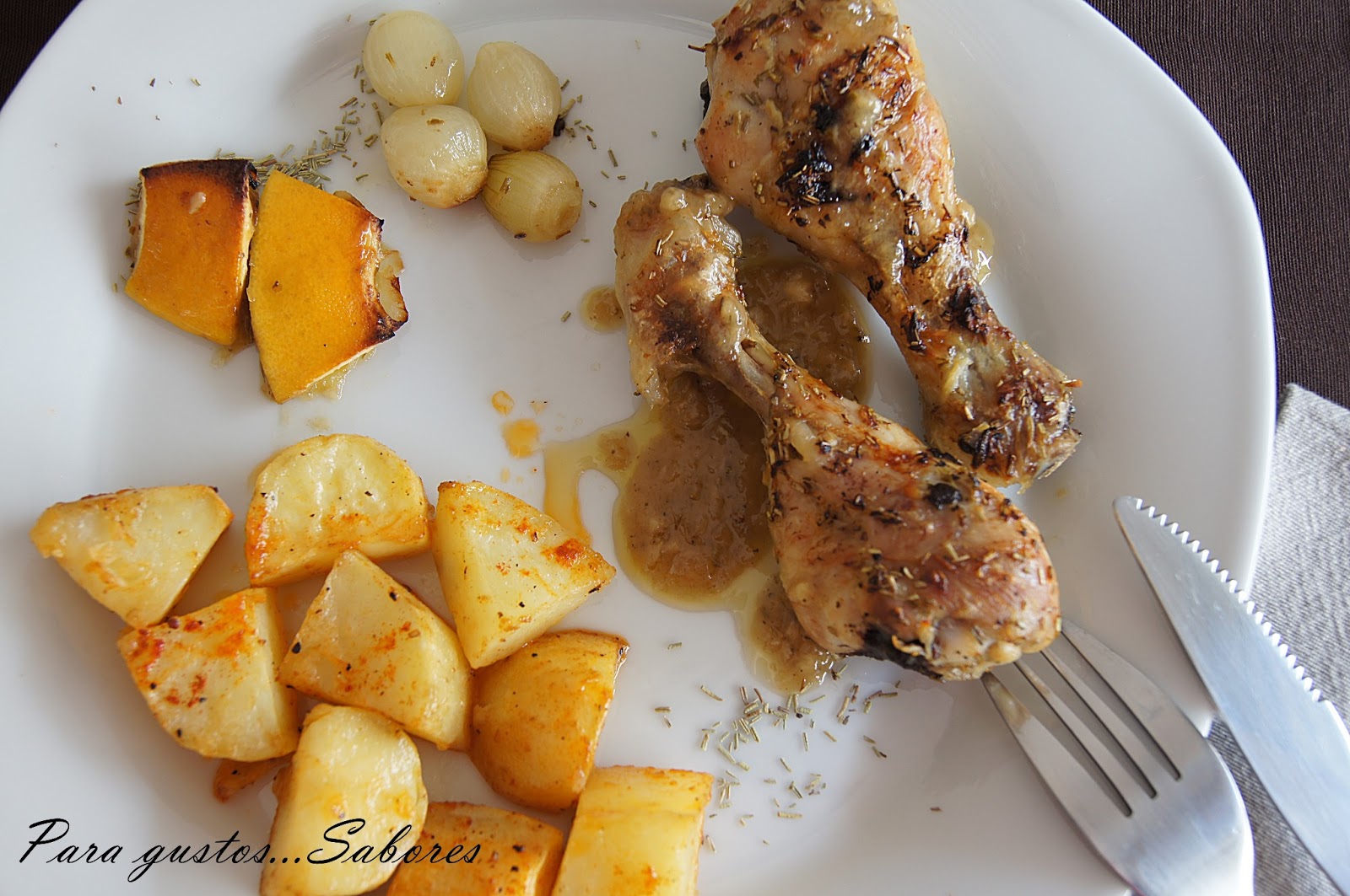 Pollo con romero al limón | Para gustos...Sabores