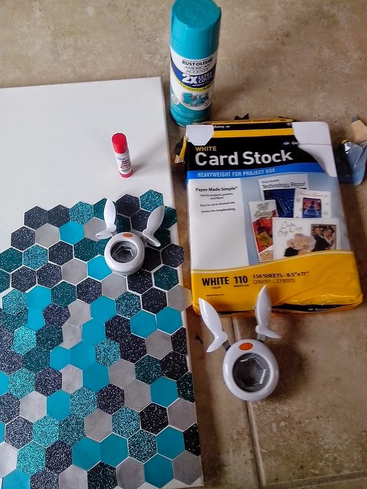 Our Corner: Hexagon Art