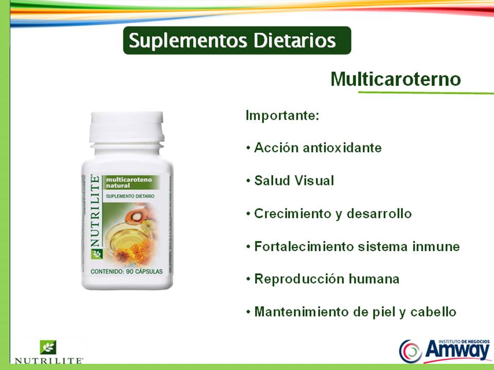 MULTICAROTENO ~ CUIDA TU SALUD CON NUTRILITE