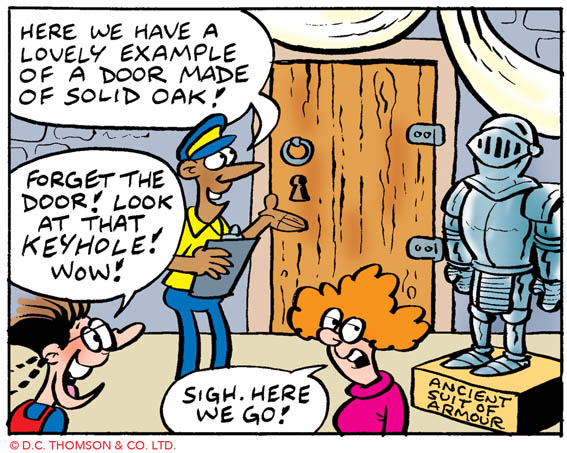 Lew Stringer Comics: Advance peek: Keyhole Kate (Dandy Annual 2020)