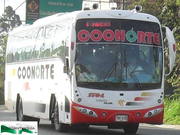 BUSES ANTIOQUIA: COONORTE 1704