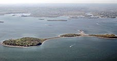 Sea, Sand and Sky: Guide to Boston Harbor: Peddocks Island