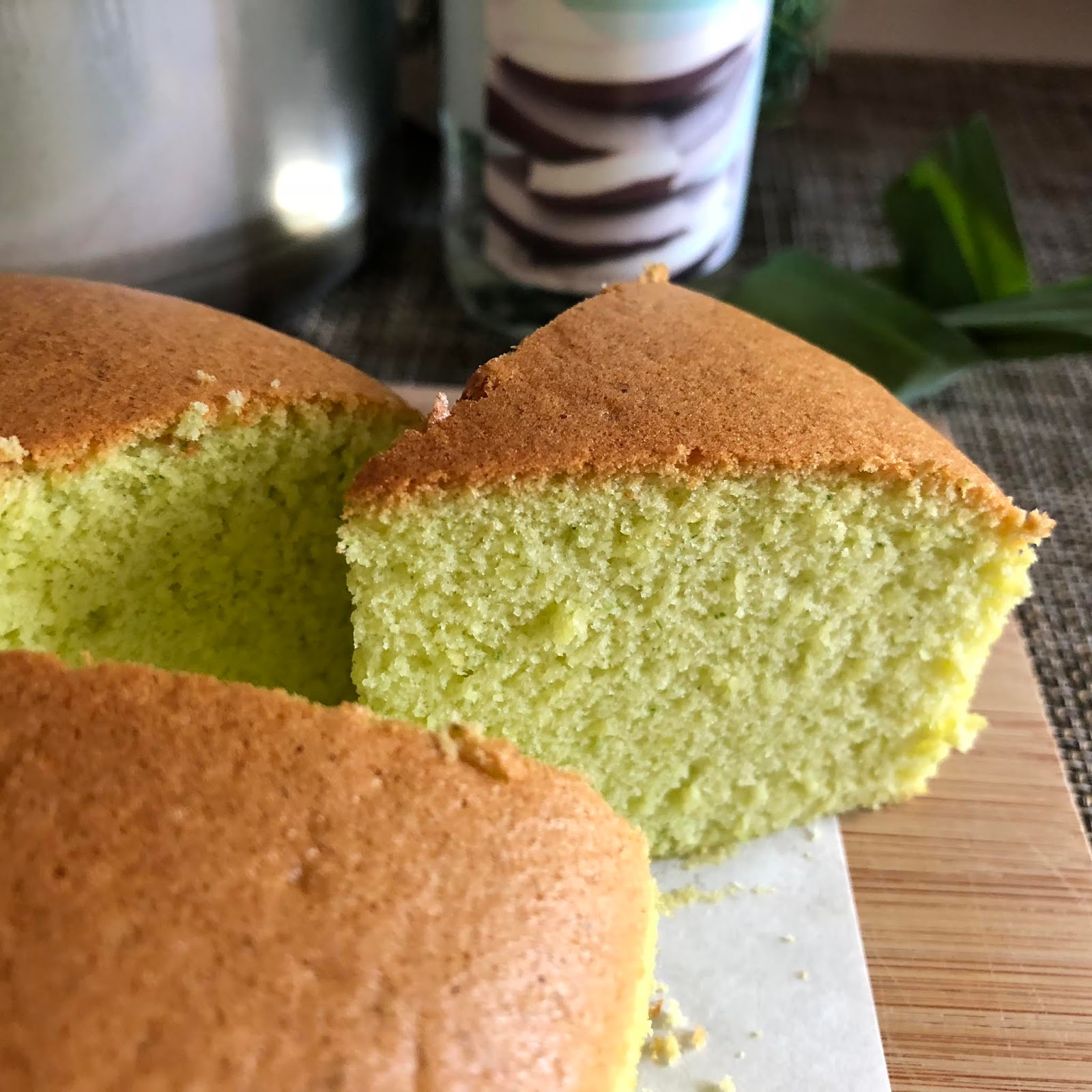 My Mind Patch: Pandan Coconut Sponge Cake 香兰椰香海绵蛋糕