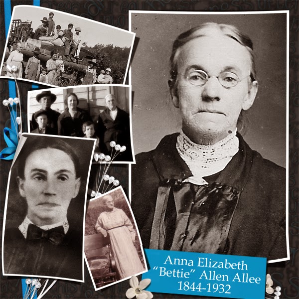 Scrapping My Family History: 52 Ancestors in 52 Weeks: #31 Bettie Allen ...
