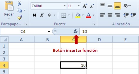 Como utilizar Excel: Barra de formulas