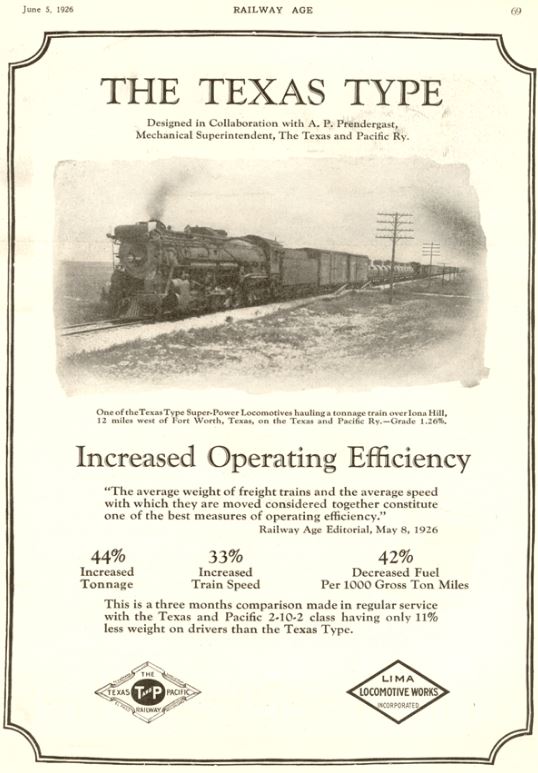 Just A Car Guy: If you'd like to buy a 1944 Baldwin 2-10-4 ( "Texas ...