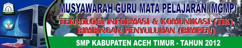 Desain Spanduk MGMP - CV GRADIENT