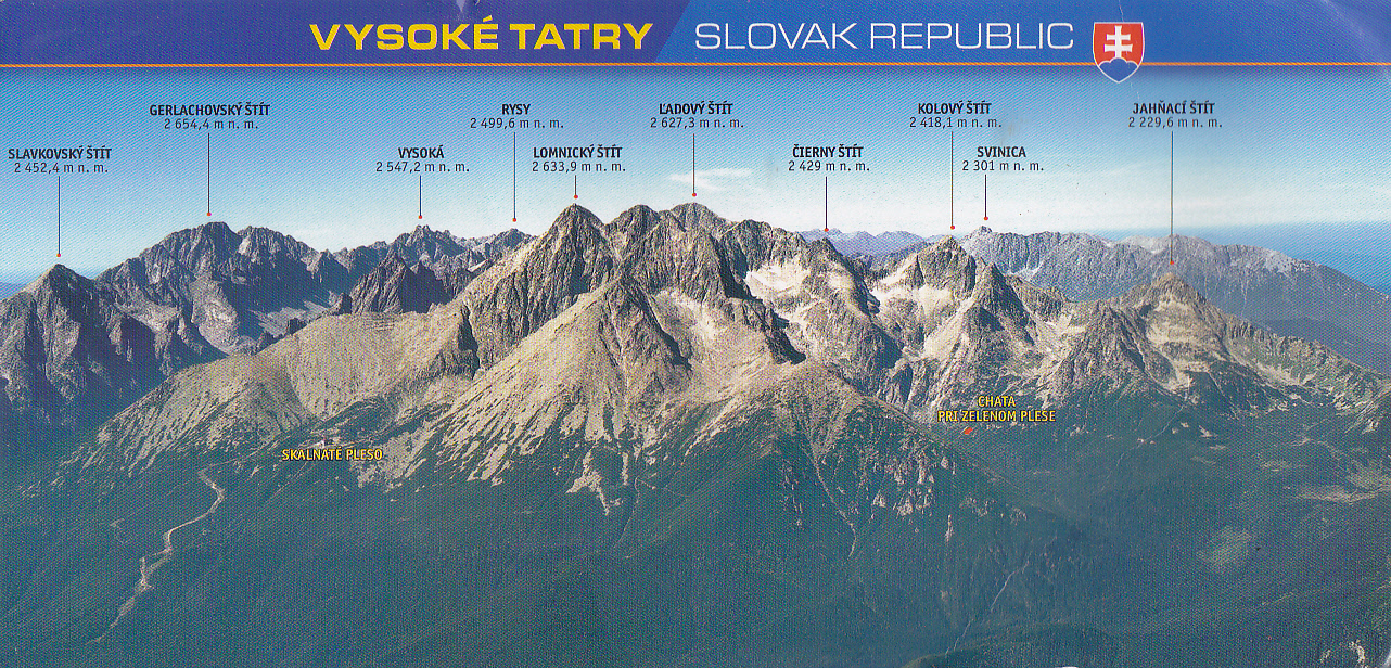 Postcard A La Carte: Slovakia - Tatry Mountain Range