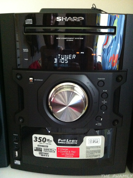 Sharp mini-hifi stereo system - KEEP IT IN THE PHAMLY