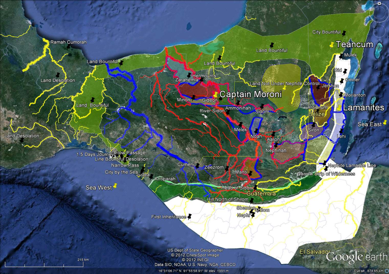BOOK of MORMON RESOURCES: Captain Moroni in Space and Time
