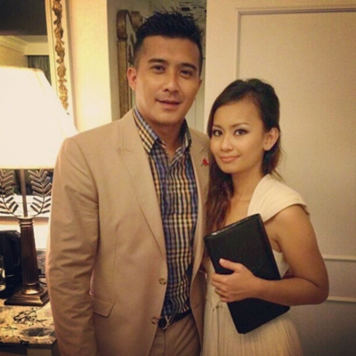 Gambar isteri Aaron Aziz yang comel