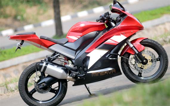 Contoh Gambar Modifikasi Minerva R 150 VX