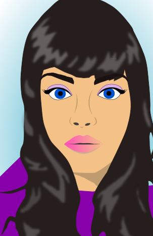 Teaching Myself Graphic Design : Drawing My First Face