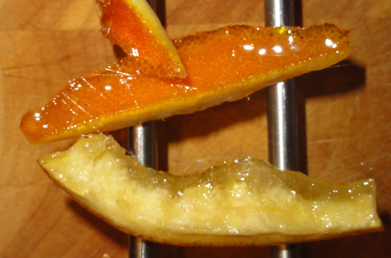 echte hausfrau: Orangeat and Zitronat recipe (candid orange & lemon)