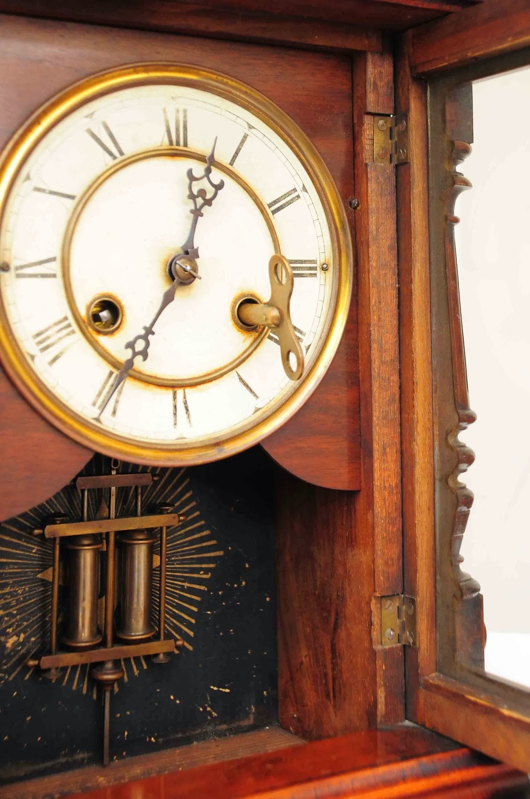 Old Vintage Gallery: RA Mantle Clock "Junghans" Germany Circa 1913 "Rare"