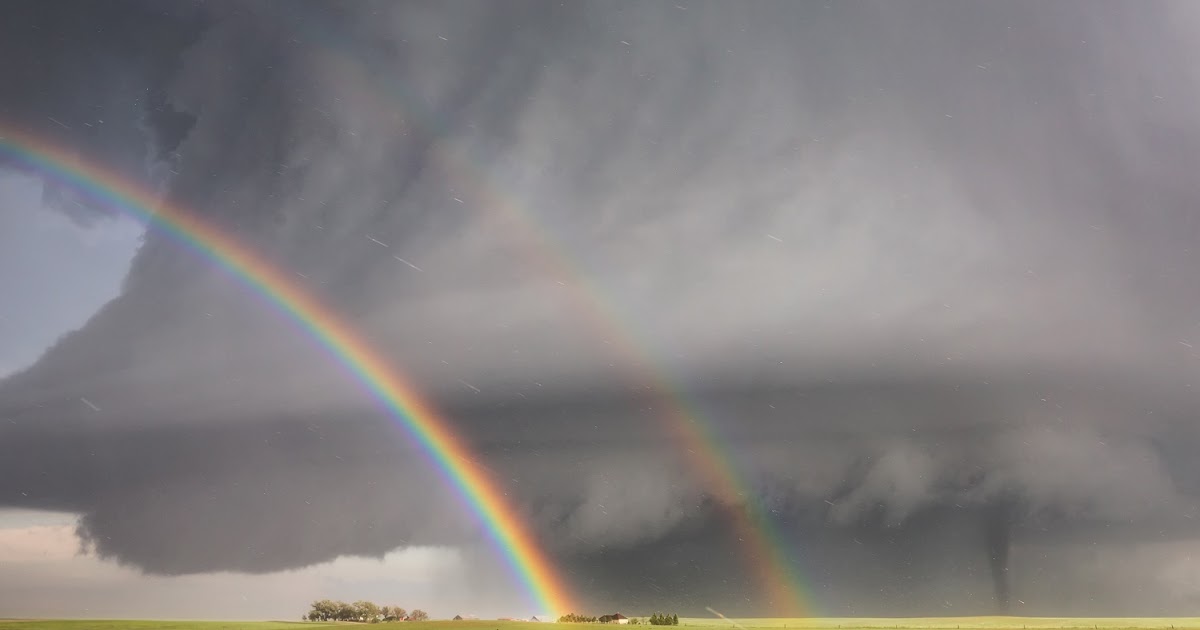 Double rainbow, Supercell and Tornado in Colorado | Earth Blog