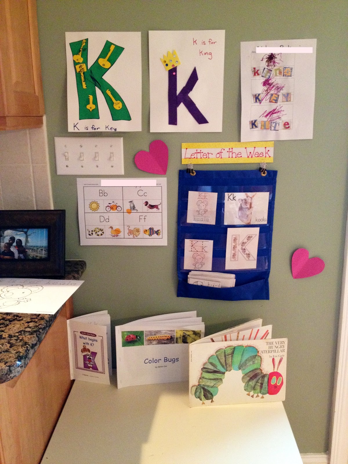 Rosey Glasses: Tot School - Letter K & Bug Theme