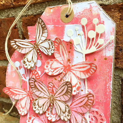IndigoBlu Blog: DIY Designer Paper with Acrylic Paint