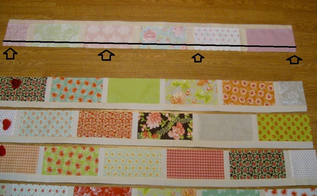 Happy Quilting: The Wall - A Brick Wall Quilt Tutorial Featuring The Jolly Bar!!