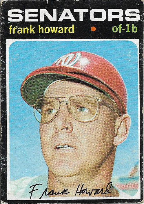 Topps 1971: no. 620 - frank howard