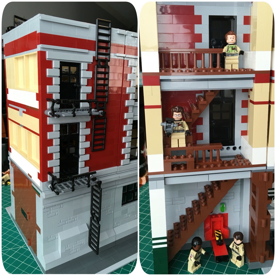 nerdy views: LEGO Ghostbusters Firehouse Build