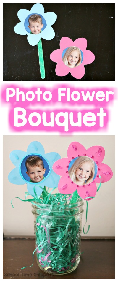 Paper Flower Craft Mom will LOVE! (+ Template) | School Time Snippets