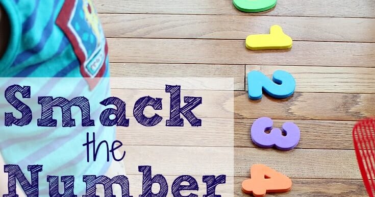 Smack the Number Activity for Toddlers & Preschoolers | Sunny Day Family