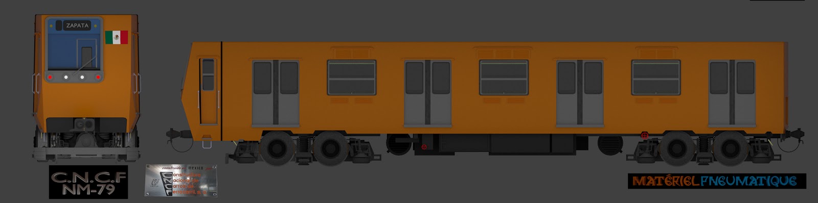 Renders del Metro: Neumáticos Mexicanos