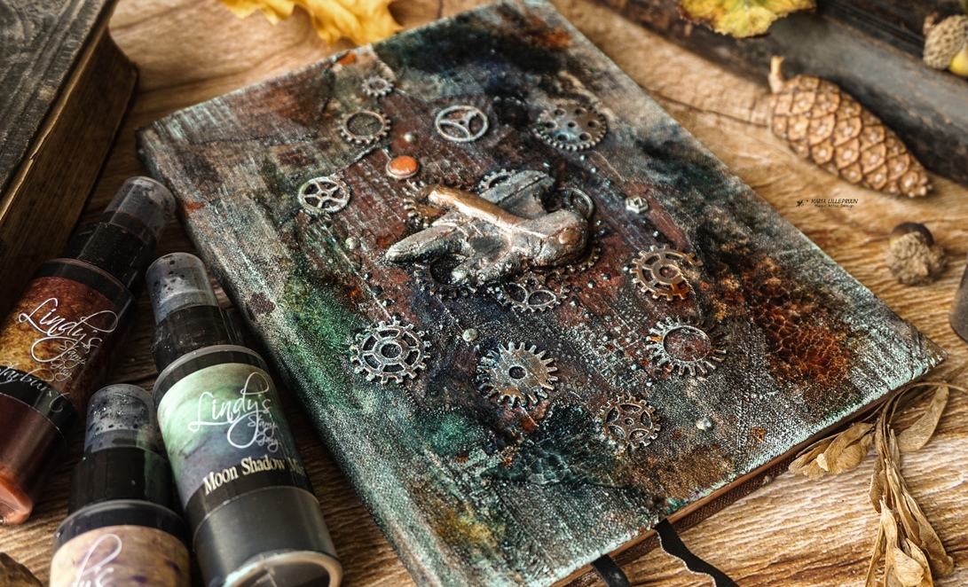 Mini Album Makers Challenge: Masculine Mixed Media Notebook Tutorial by ...