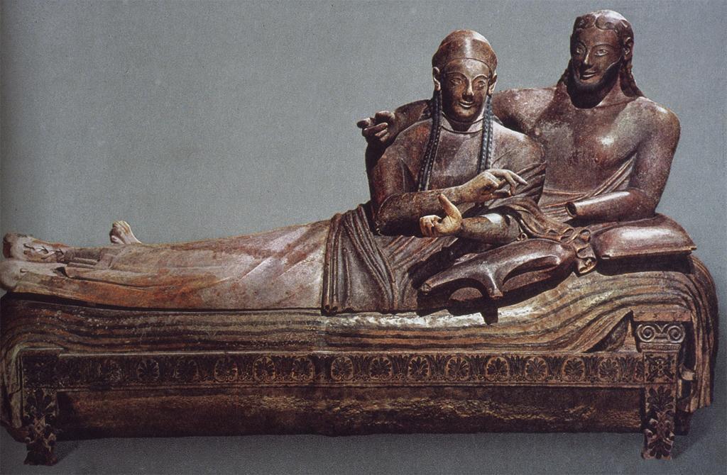 Calvins Blog Sarcophagus With Reclining Couple