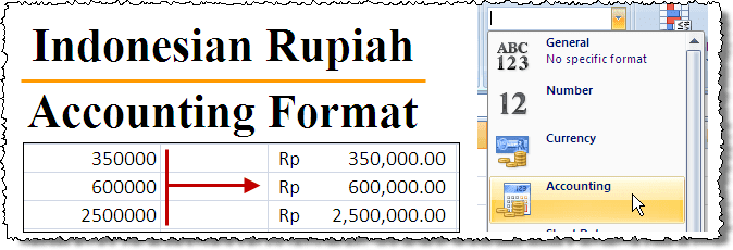 Format Angka Rupiah pada Excel 2007 ~ ANSELEZ Corp.
