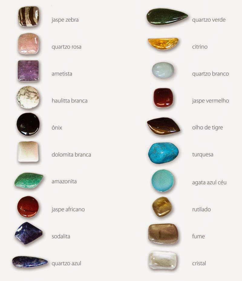 Quiron Design - Símbolos Mágicos: Pedras Naturais