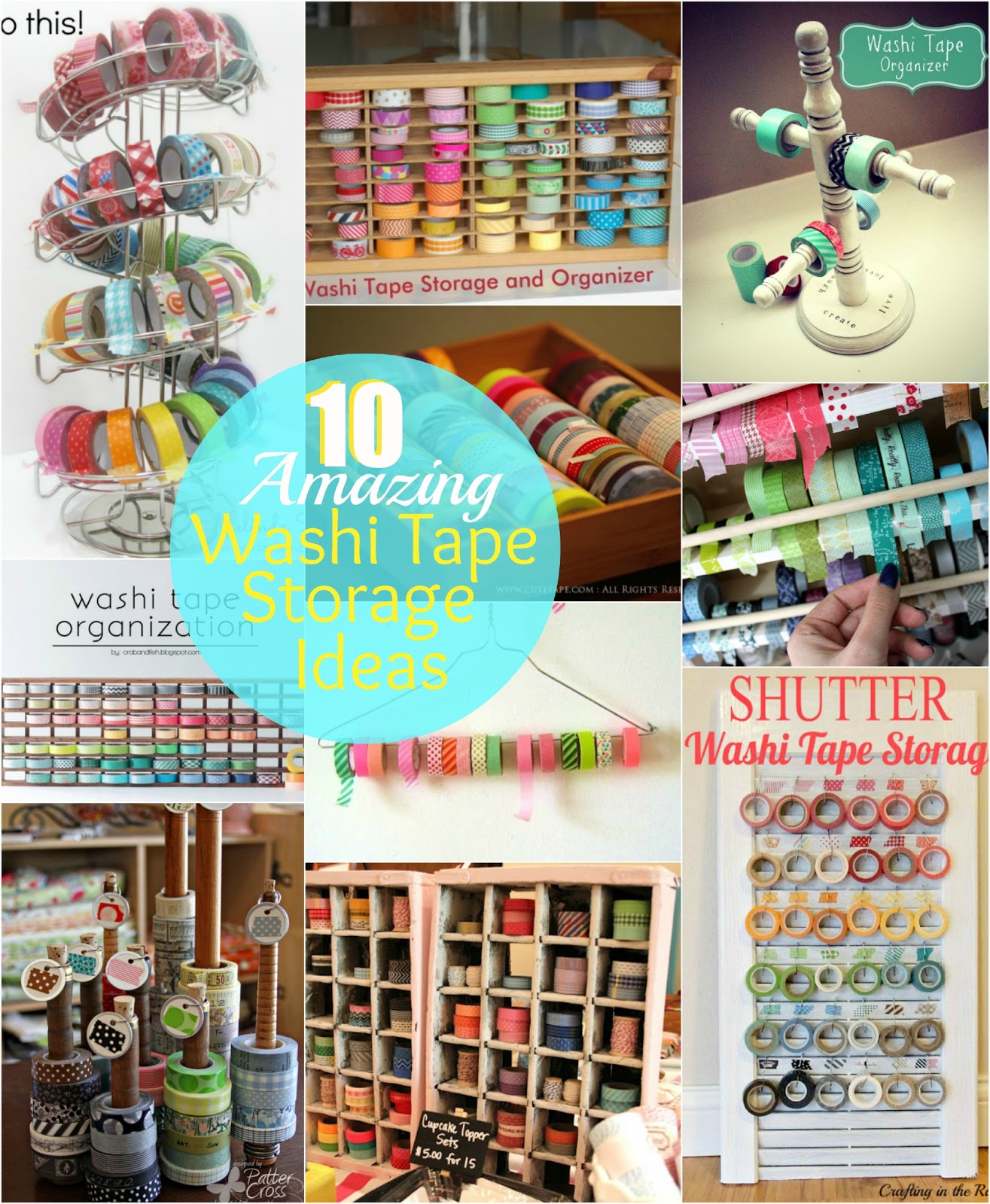 Allred Design Blog: Amazing Washi Tape Storage Ideas