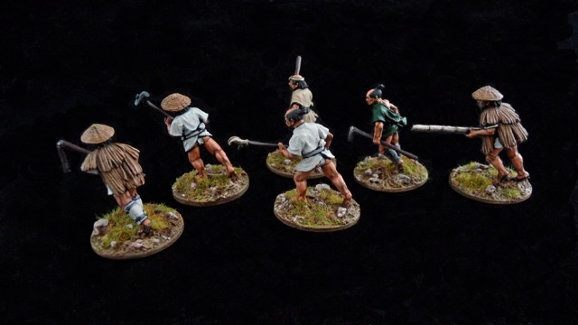 Analogue Hobbies: From Curt: 28mm Japanese Peasant Warriors (30 points)