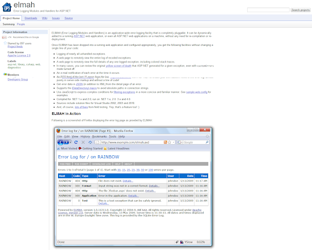Solving IT puzzles: ElmahR - Real time Elmah logging