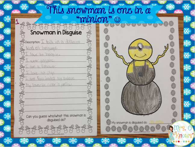 Snowmen in Disguise Inference Activity - Mrs. O Knows