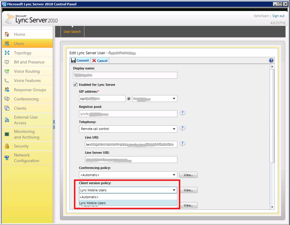 How to Disable Lync Mobility for Some Users | The EXPTA {blog}