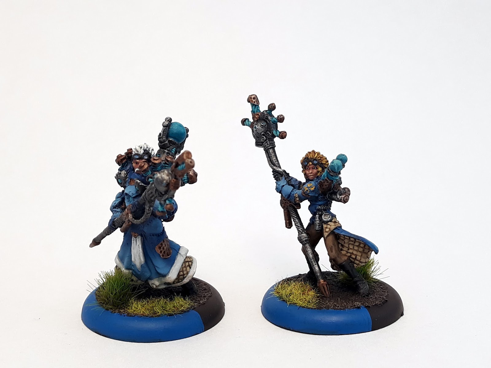 Warmachine Cygnar Artificer General Nemo & Storm Chaser Finch